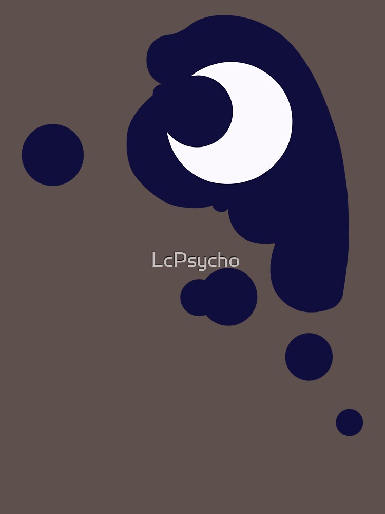 "Luna Cutie Mark" T-shirt for Sale by LcPsycho | Redbubble | my little ...