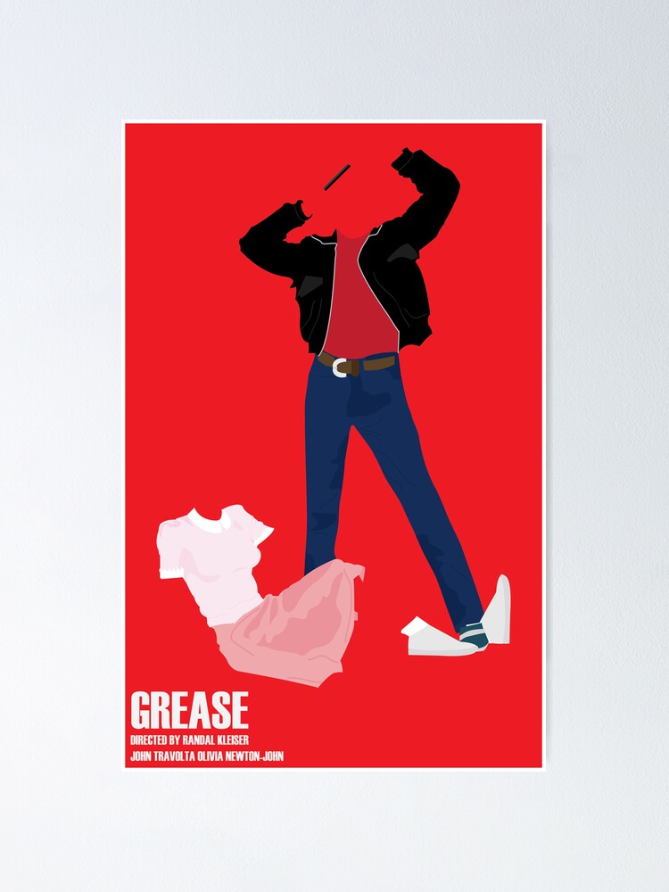 "Grease" Poster for Sale by jnewt | Redbubble
