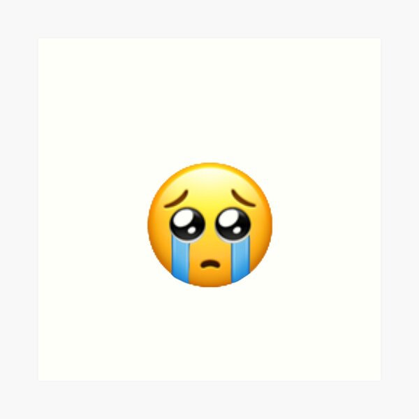 Crying Emoji Art Prints | Redbubble