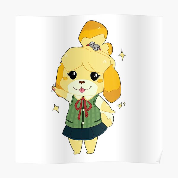 Animal Crossing Isabelle Ac Acnl Acnh New Horizons New Leaf Posters ...