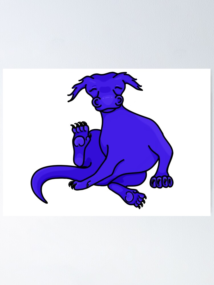 "Itchy Dragon" Poster for Sale by SmokeyCarbonite | Redbubble