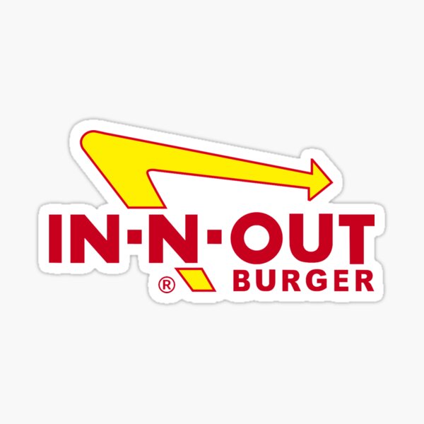 In N Out Stickers | Redbubble