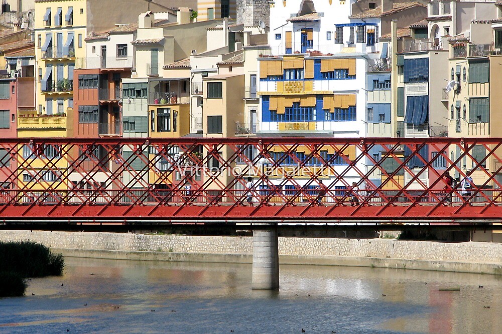 "Eiffel Bridge in Girona (Espana)" by Vittorio Magaletti | Redbubble