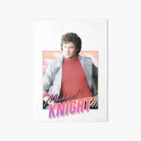 "Michael Knight - 80s design" Art Board Print for Sale by BlueDoctor ...