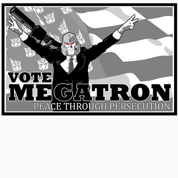 "Vote Megatron" Essential T-Shirt for Sale by fromthemindof | Redbubble