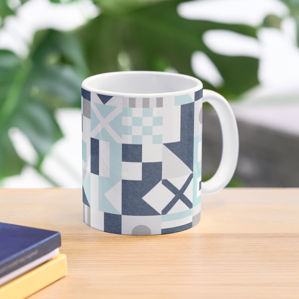 "Nautical Flags - maritime blue" Mug by littlearrow | Redbubble