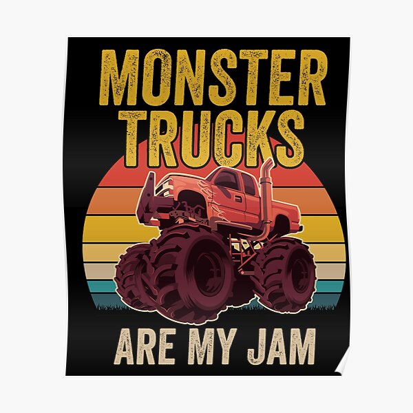 Monster Truck Posters | Redbubble