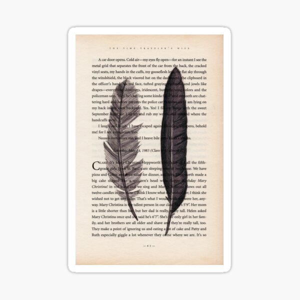 "Feathers, Book Page Print, Drawing, Animal Art, Feather Illustration ...