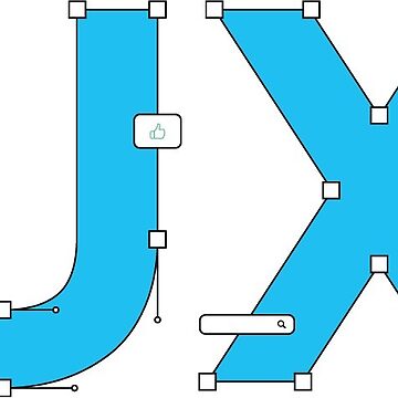 "ux" Sticker for Sale by design-amb | Redbubble