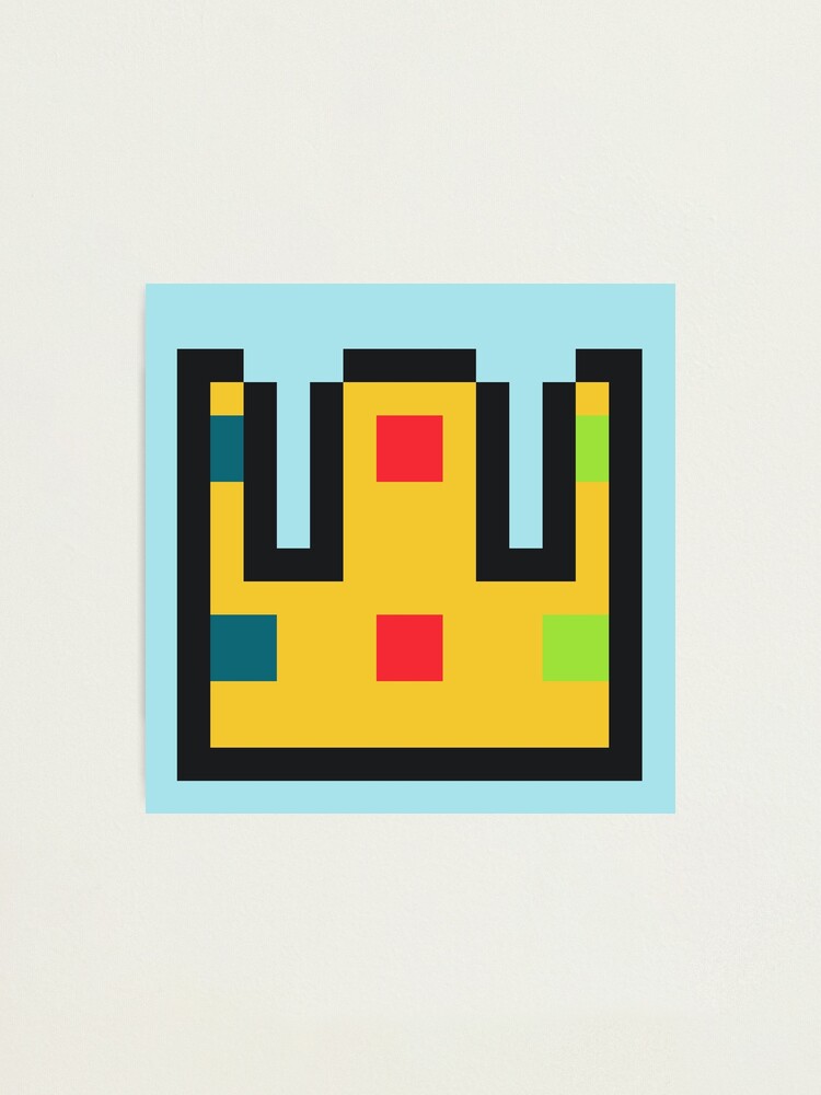 "8 Bit Pixel Royal King Crown" Photographic Print by 8bitpixelart ...