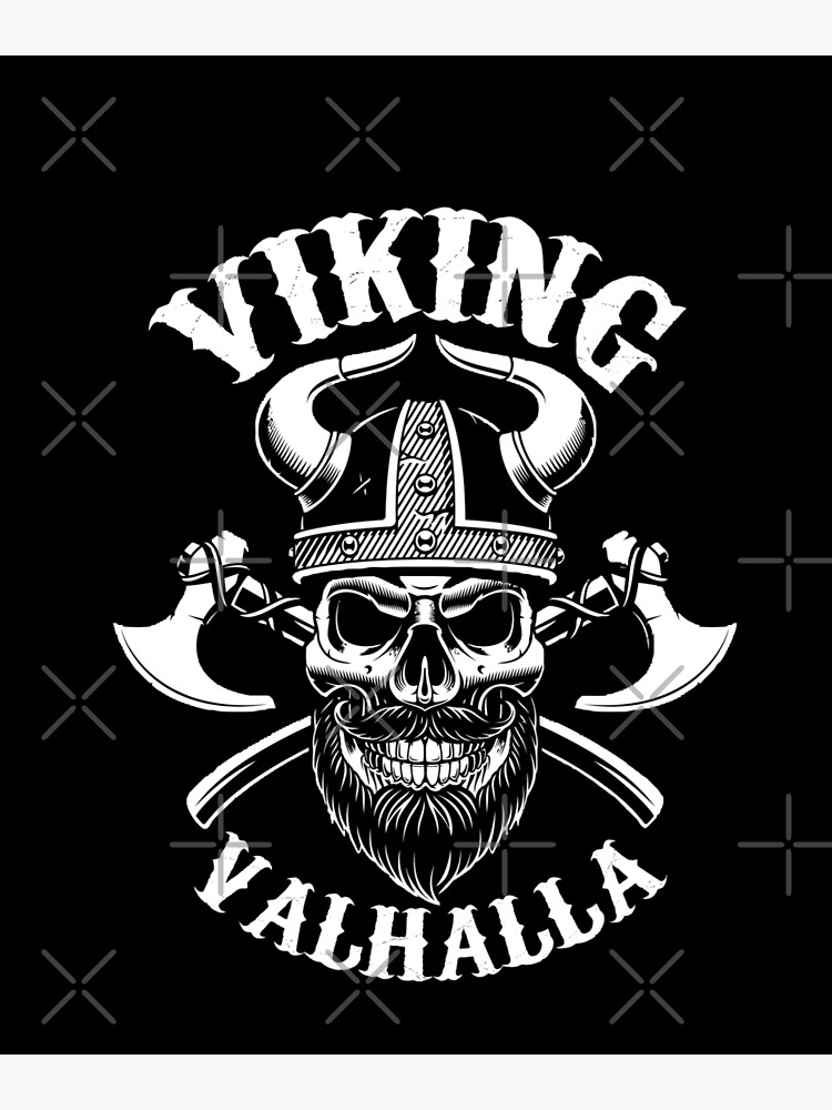 "Viking Valhalla - Wikinger Walhalla" Poster von sueddesign | Redbubble