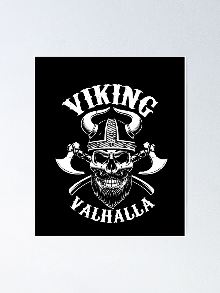 "Viking Valhalla - Wikinger Walhalla" Poster von sueddesign | Redbubble