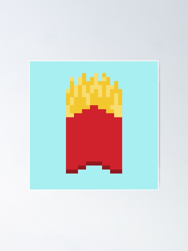Poster « 8 Bit Pixel Art French Fries », par 8bitpixelart | Redbubble