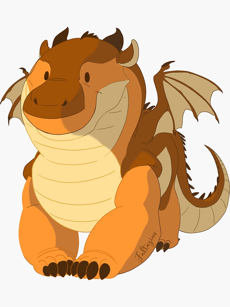 "Mudwing Wings of Fire" Sticker by Faltazius | Redbubble