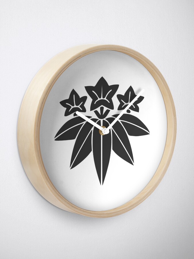 "Minamoto Samurai Kamon Sasa Rindo" Uhr von Takeda-art | Redbubble