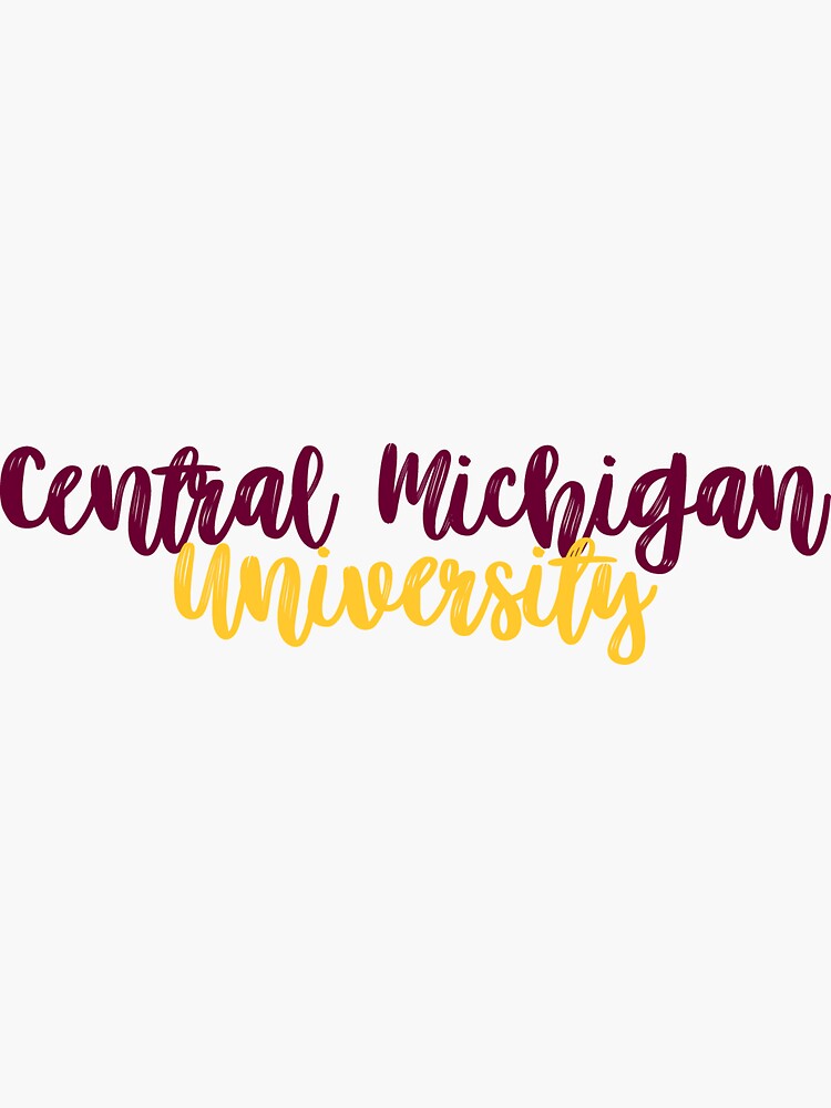 "CMU Sticker" Sticker for Sale by lifewithkarla | Redbubble