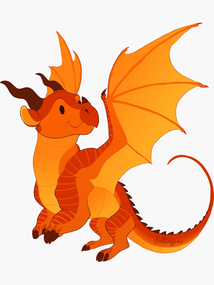 "Skywing Wings of Fire" Sticker by Faltazius | Redbubble