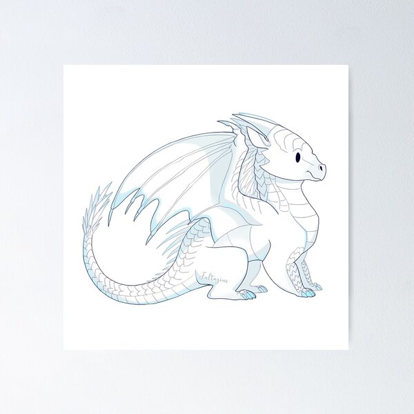 "Icewing Wings of Fire" Poster by Faltazius | Redbubble