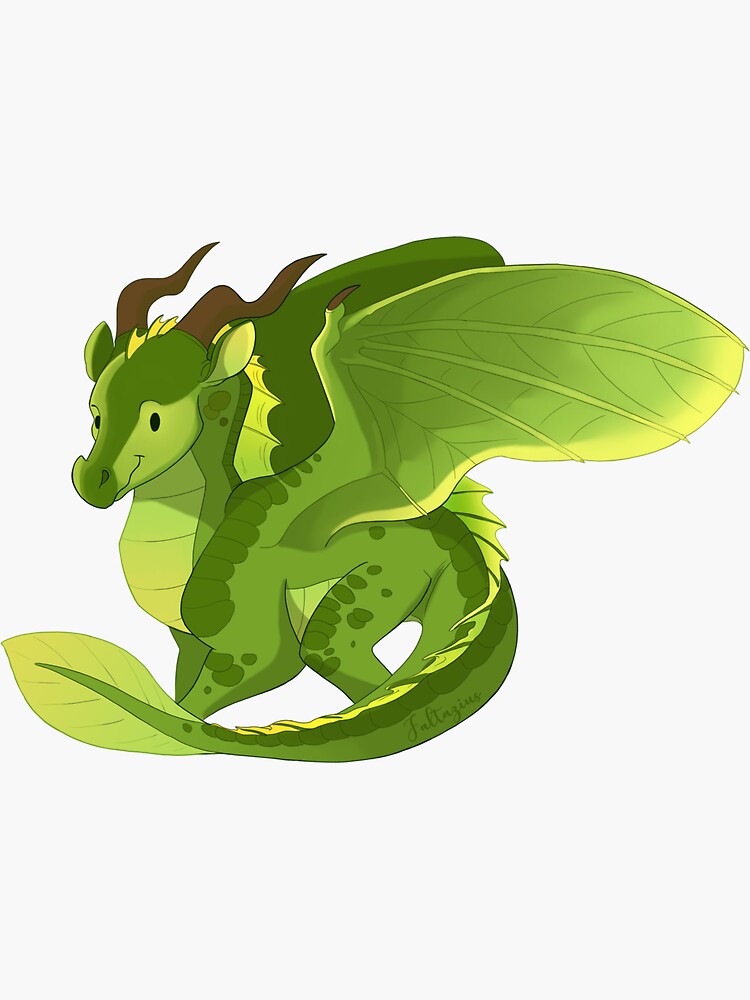 "Leafwing Wings of Fire" Sticker by Faltazius | Redbubble