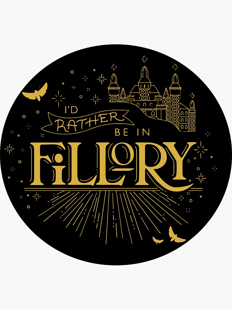 "Visit Fillory" Sticker by hunnysause | Redbubble