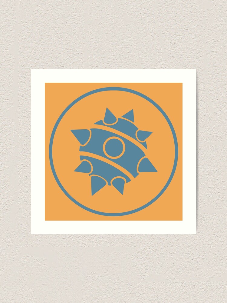 "BLU Demoman TF2 Class Symbol" Art Print by callmejelli | Redbubble