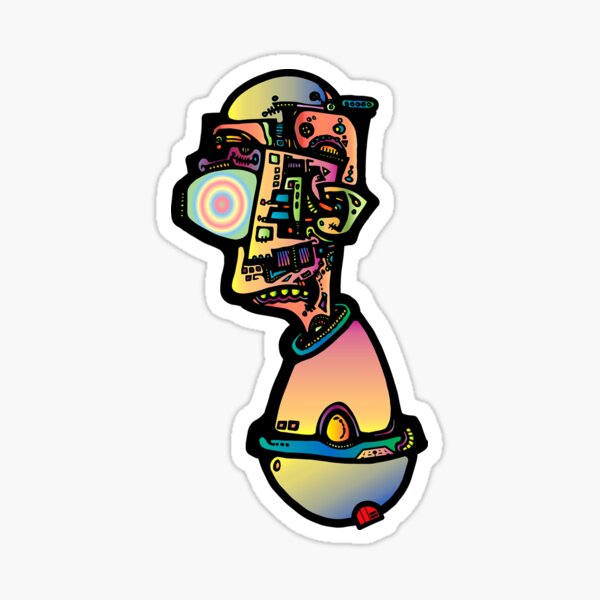 "Check out the big brain on Brad" Sticker by AEQEA | Redbubble