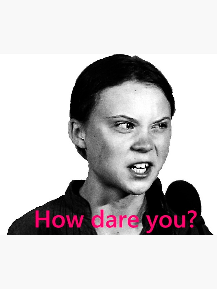 "Angry Greta" Poster by AlienDesigner | Redbubble