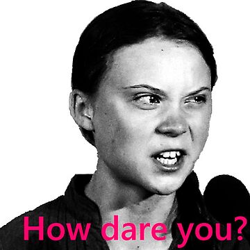 "Angry Greta" Sticker by AlienDesigner | Redbubble