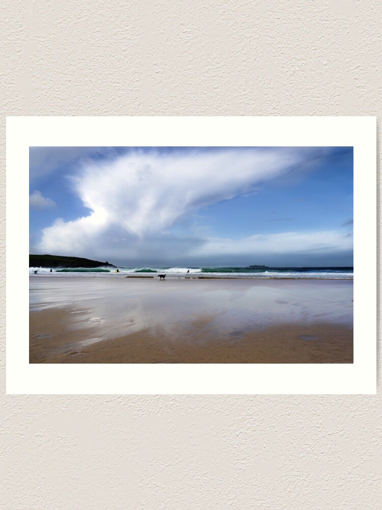 "Harlyn Bay, Cornwall" Art Print for Sale by Andrew-Hocking | Redbubble