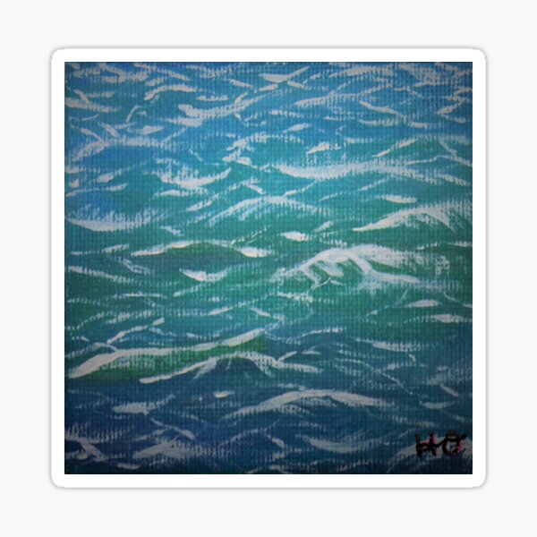 "Ocean Mist" Sticker for Sale by CrypticTriptych | Redbubble