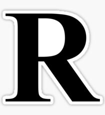 Letter R: Stickers | Redbubble