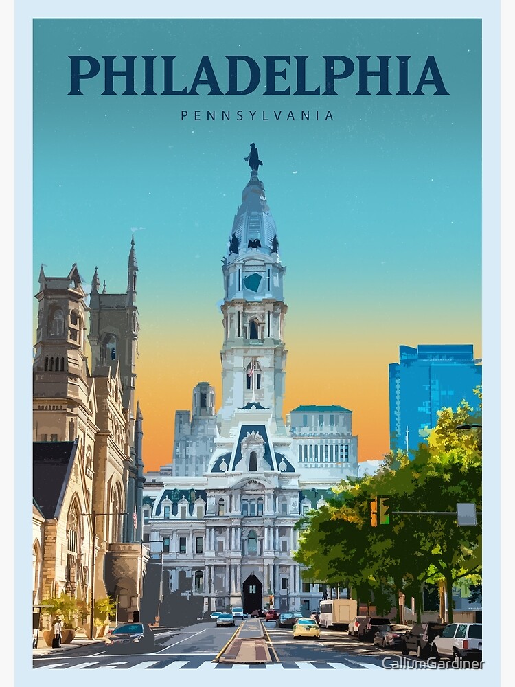 "Explore Philadelphia" Poster for Sale by CallumGardiner | Redbubble