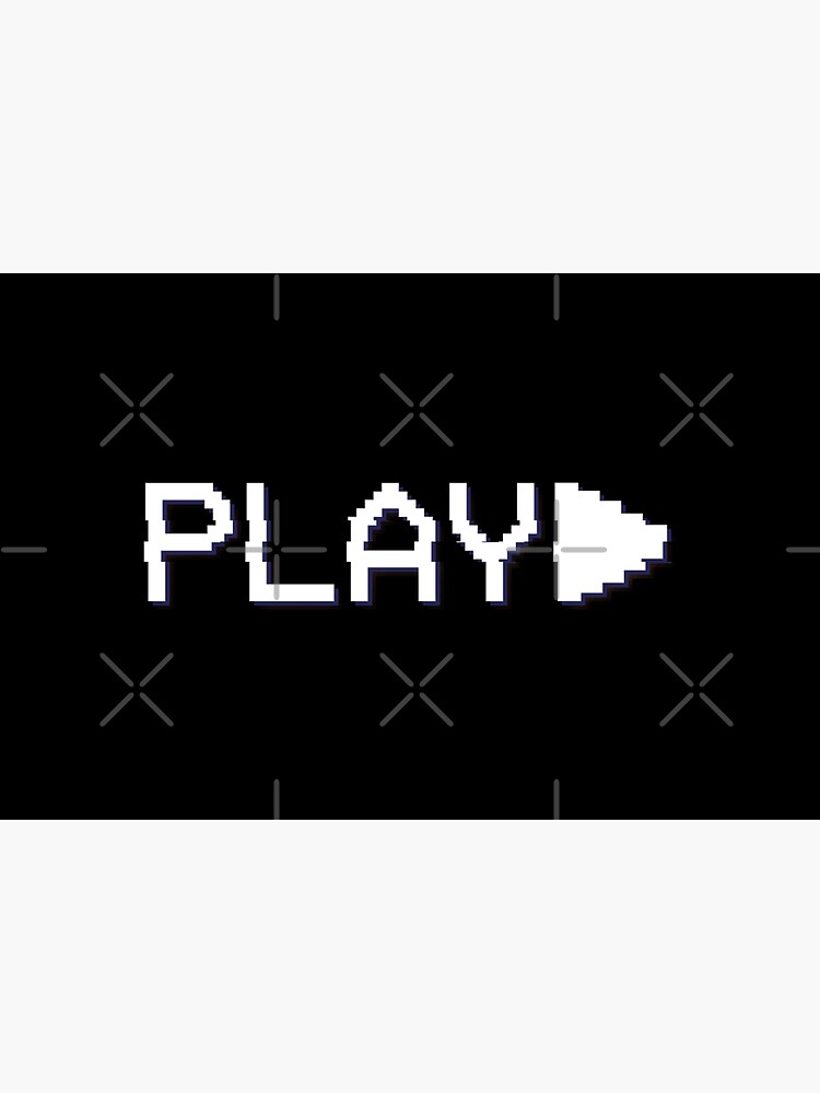 Synthwave 80s VCR Play Display Glitch Vaporwave Bath Mat