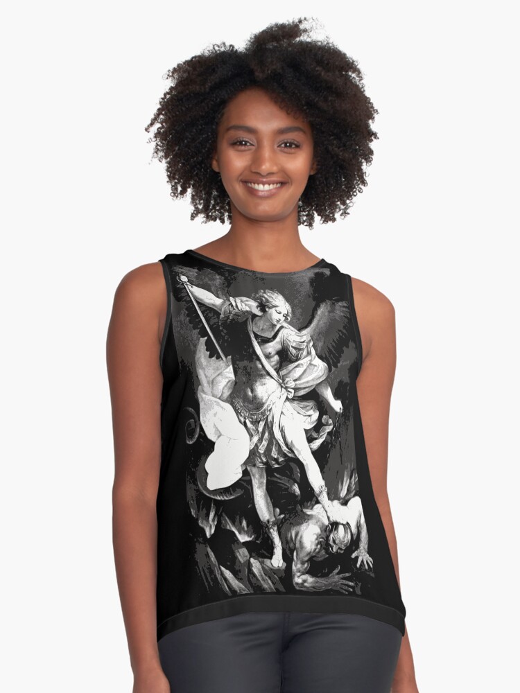 "Saint Michael Archangel" Essential T-Shirt for Sale by Beltschazar ...