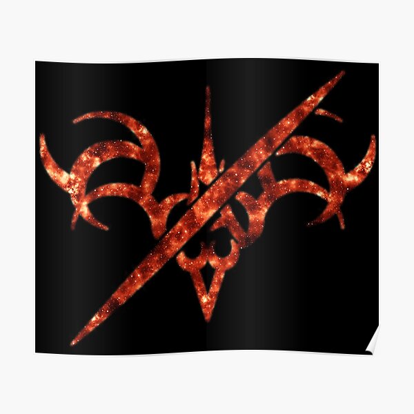 Póster «Fate Stay Night - Logo (Diseño Galaxy)» de Kamurata | Redbubble