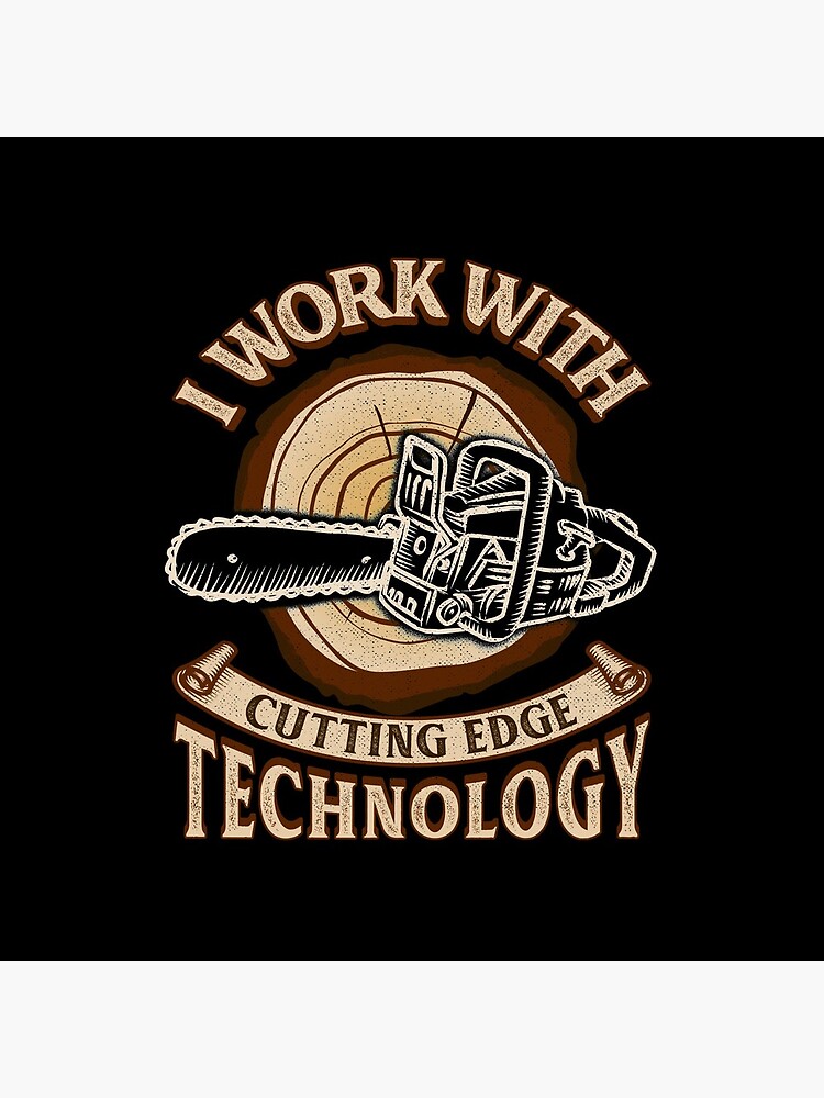 "Funny Lumberjack - Arborist - Woodwork Meme - Chainsaw Gift" Coasters ...