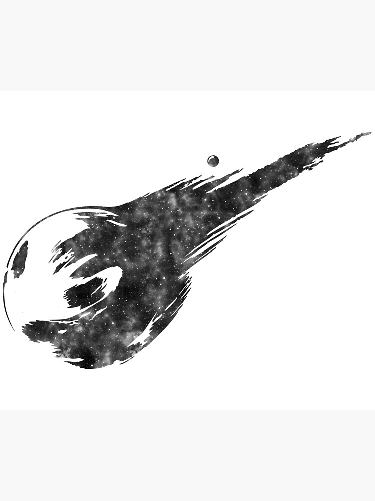 "Final Fantasy 7 - Meteor Logo (Chrome Design)" Poster by Kamurata ...