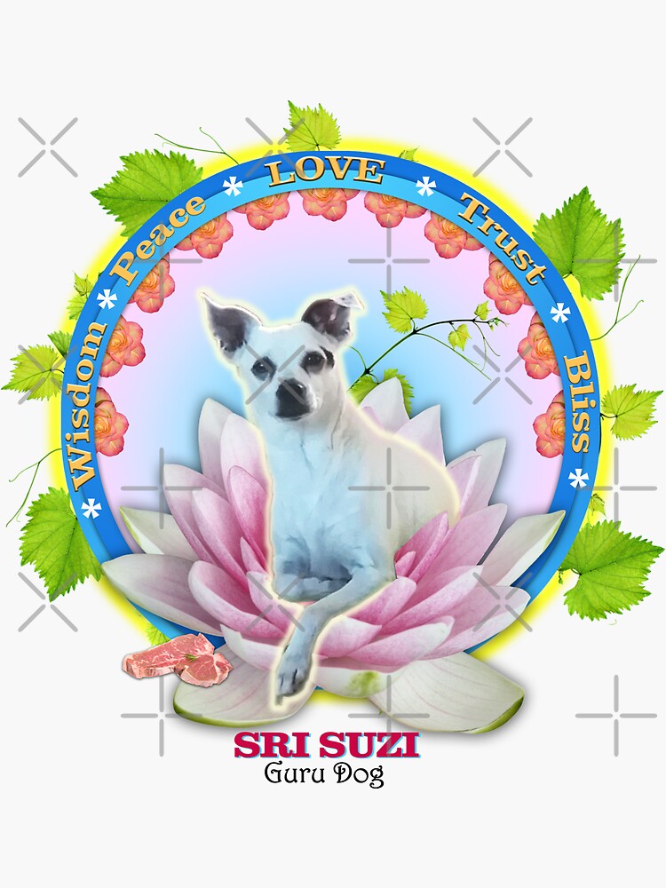 "guru dog Sri Suzi" Sticker for Sale by Allbi | Redbubble