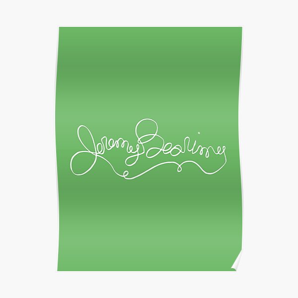 "The Good Place® - Jeremy Bearimy Timeline [White]" Poster by SWISH ...