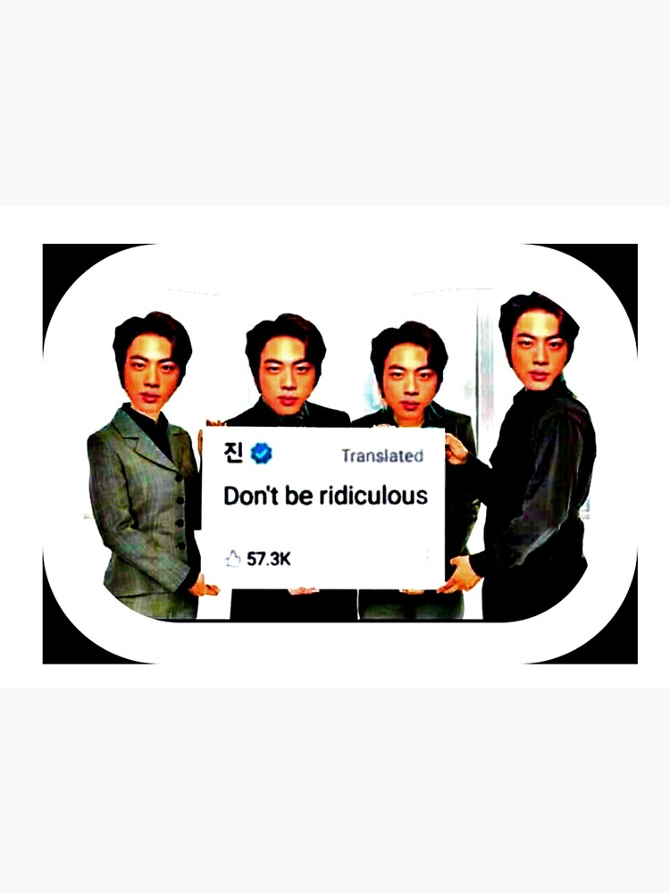 "JinHit on Weverse" Sticker for Sale by CurlyCurlz | Redbubble