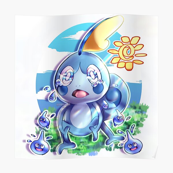 "Slimes and Sobble" Poster by Shiinashi | Redbubble