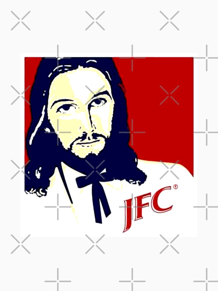 "JFC" T-shirt for Sale by xmememachinex69 | Redbubble | jesus t-shirts ...