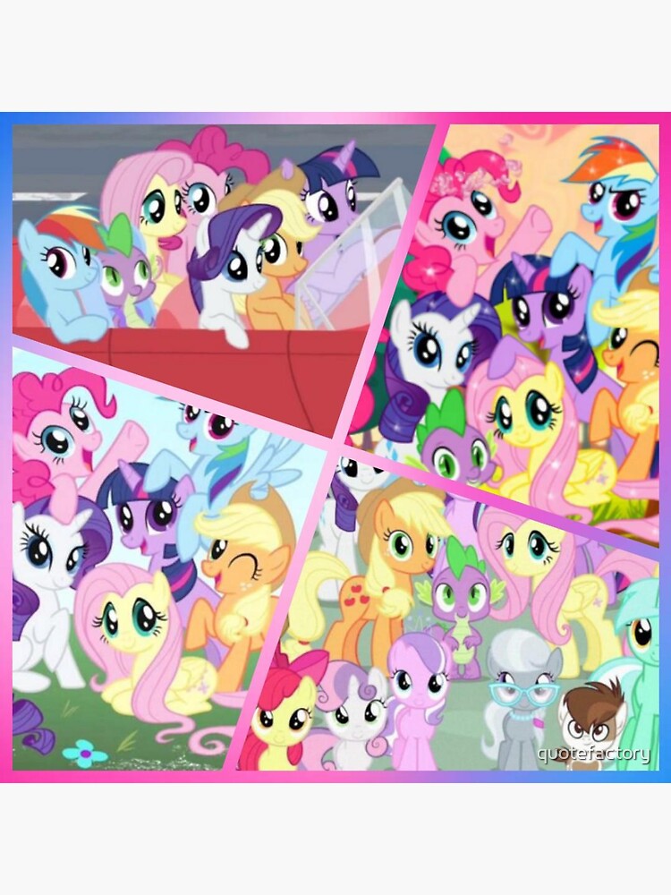 "my little pony fans" Sticker by quotefactory | Redbubble