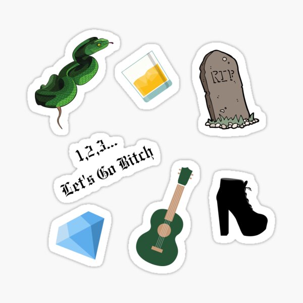 "Taylor Swift reputation Sticker Pack" Sticker for Sale by bombalurina ...
