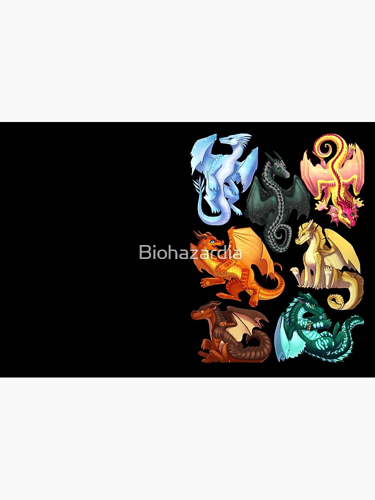 "Wings of Fire - Jade Winglet Dragonets: Moonwatcher, Winter, Qibli ...