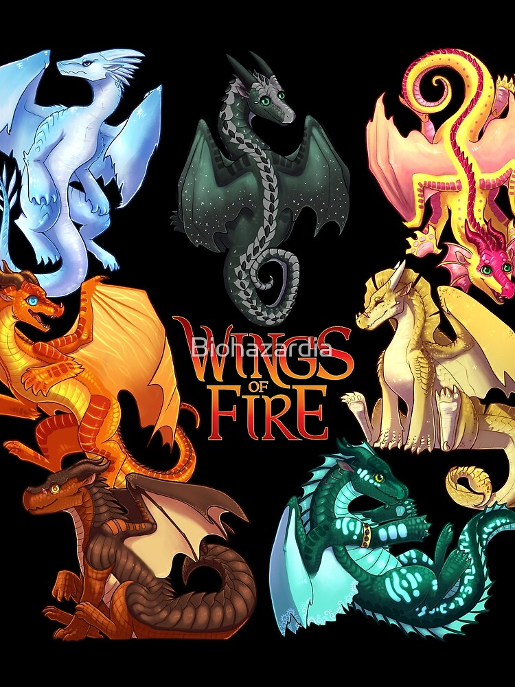 "Wings of Fire - Jade Winglet Dragonets: Moonwatcher, Winter, Qibli ...