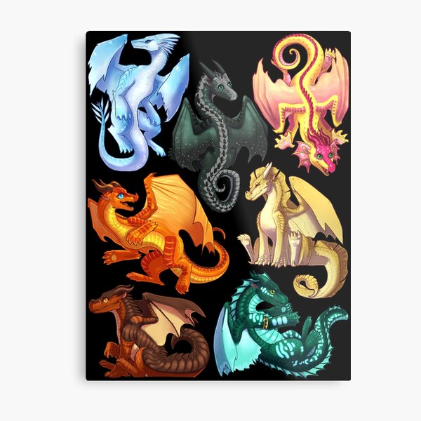 "Wings of Fire - Jade Winglet Dragonets: Moonwatcher, Winter, Qibli ...