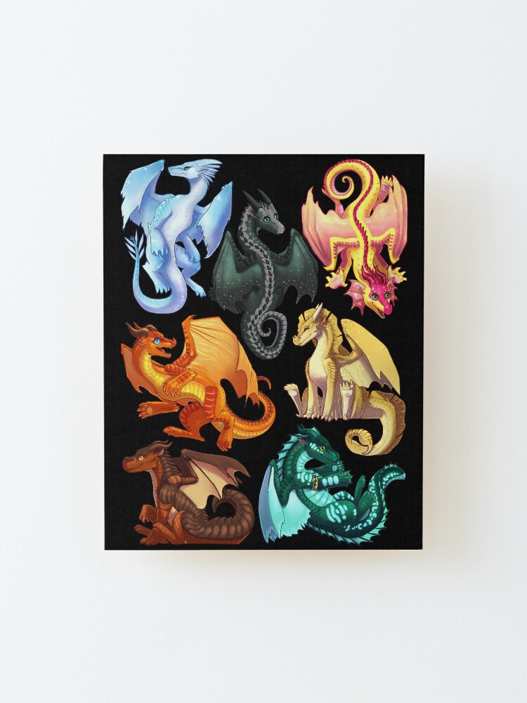 "Wings of Fire - Jade Winglet Dragonets: Moonwatcher, Winter, Qibli ...