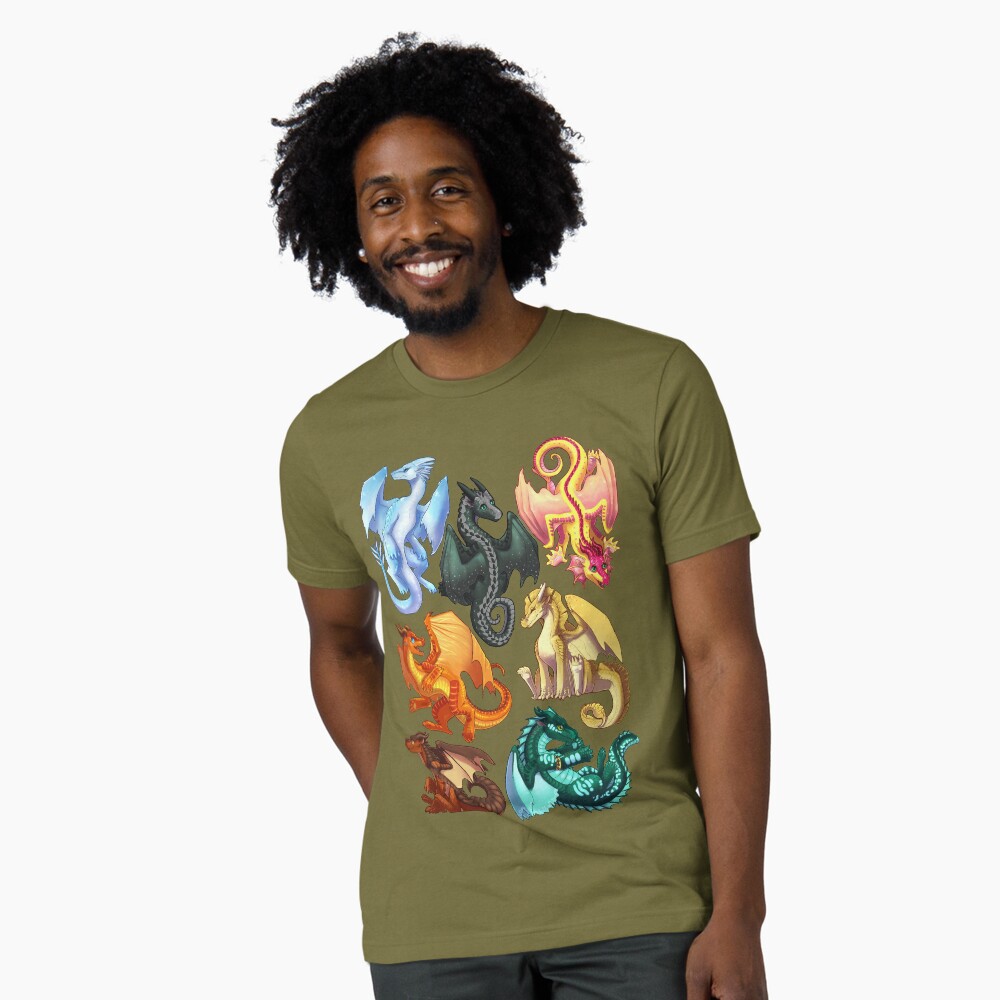 "Wings of Fire - Jade Winglet Dragonets: Moonwatcher, Winter, Qibli ...