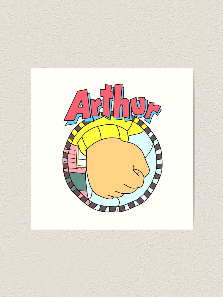 "Arthur Fist Meme" Art Print by unusualshops | Redbubble